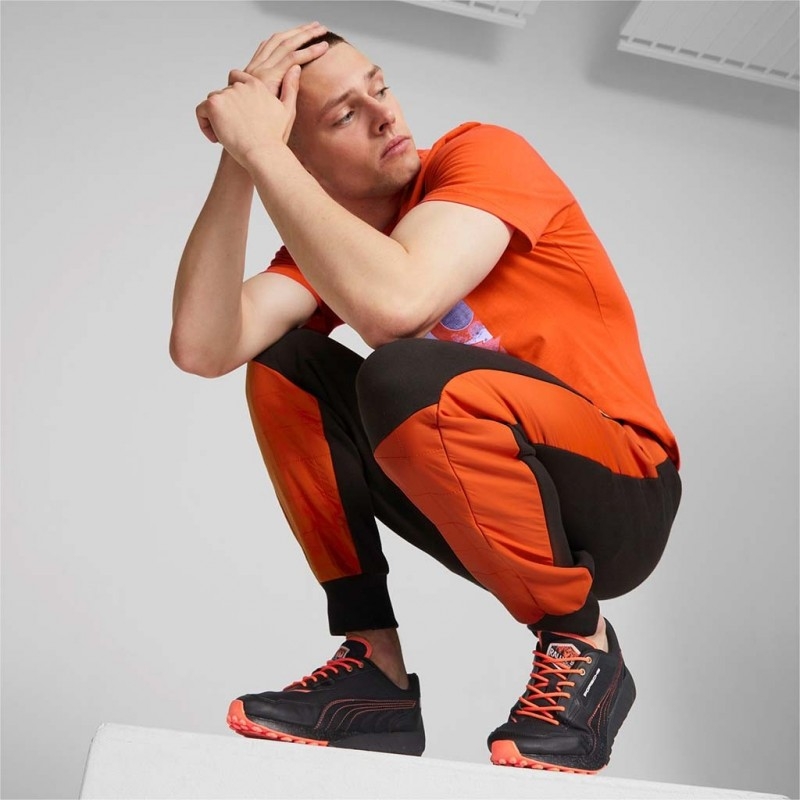 Porsche Shoes 911 Rallye Speedfusion Puma Sneaker Black / Orange 307299 ...