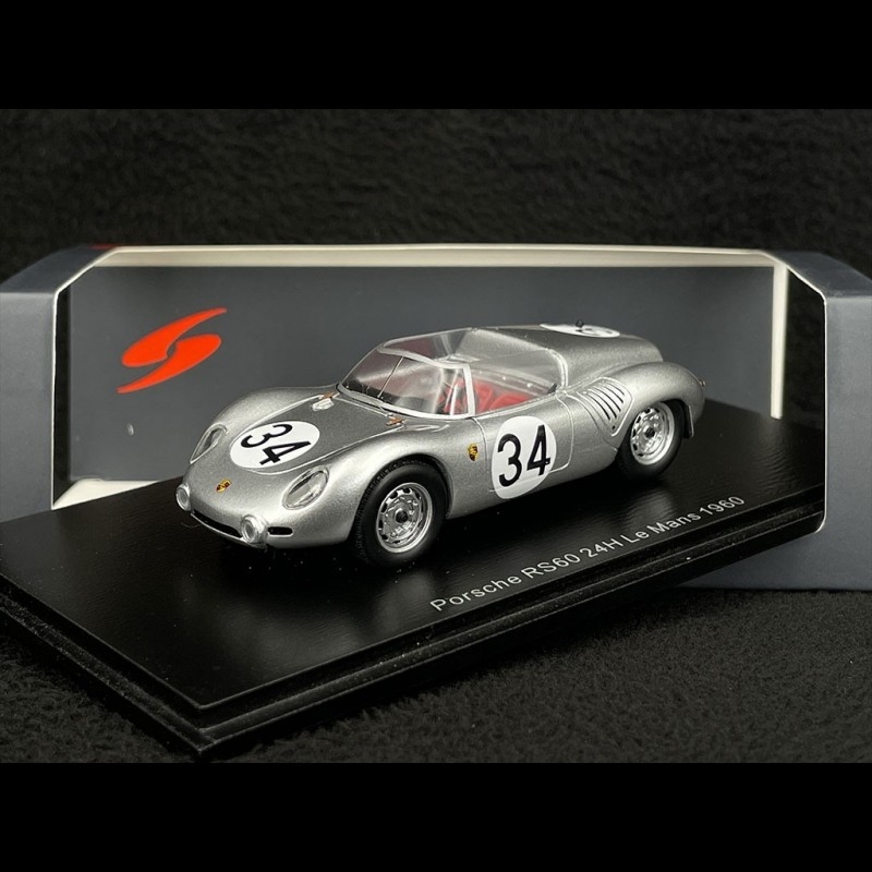 Porsche 718 RS 60 n° 34 24h Le Mans 1960 1/43 Spark S9731