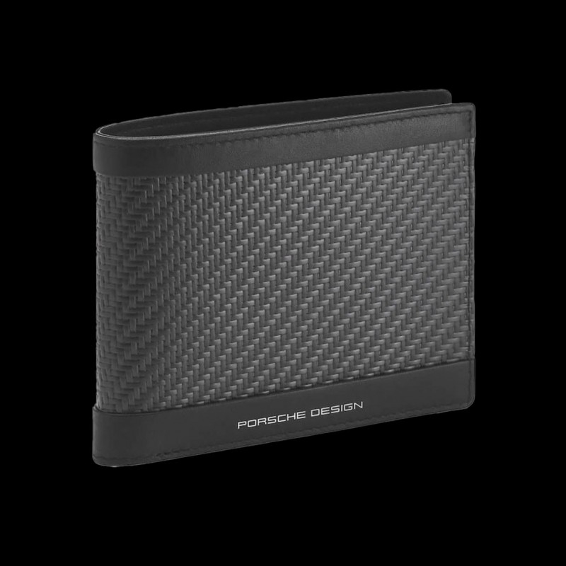 Porsche Design Wallet Compact Carbon Black Voyager Wallet 4 4056487000985