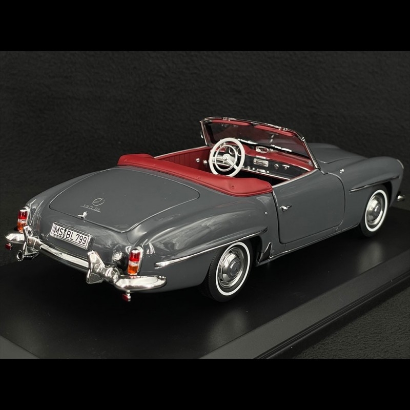 Mercedes-Benz 190 SL Spider 1957 Gris Graphite 1/18 Norev 183402