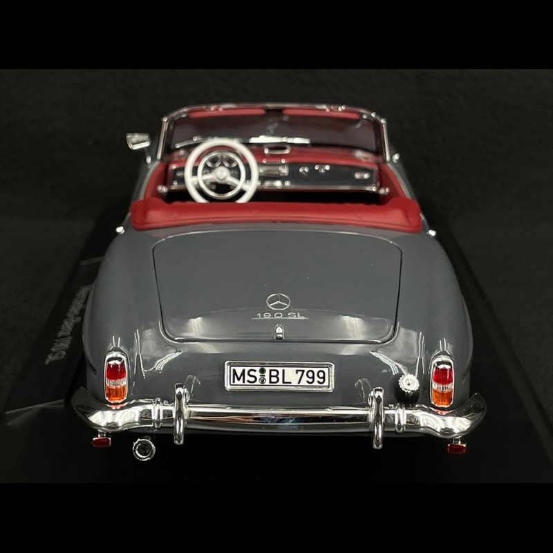 Mercedes-Benz 190 SL Spider 1957 Graphite Grey 1/18 Norev 183402
