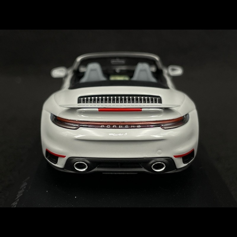 Porsche 911 Turbo S Cabrio Type 992 2020 Chalk Grey 1/43 Minichamps ...