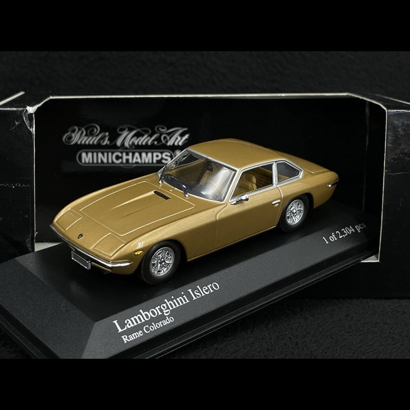 Lamborghini Islero 1968 Beige metallic Rame Colorado 1/43 Minichamps ...