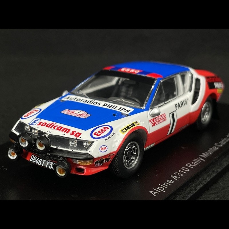 Alpine A310 n° 1 Rallye Monte Carlo 1976 1/43 Spark S5497