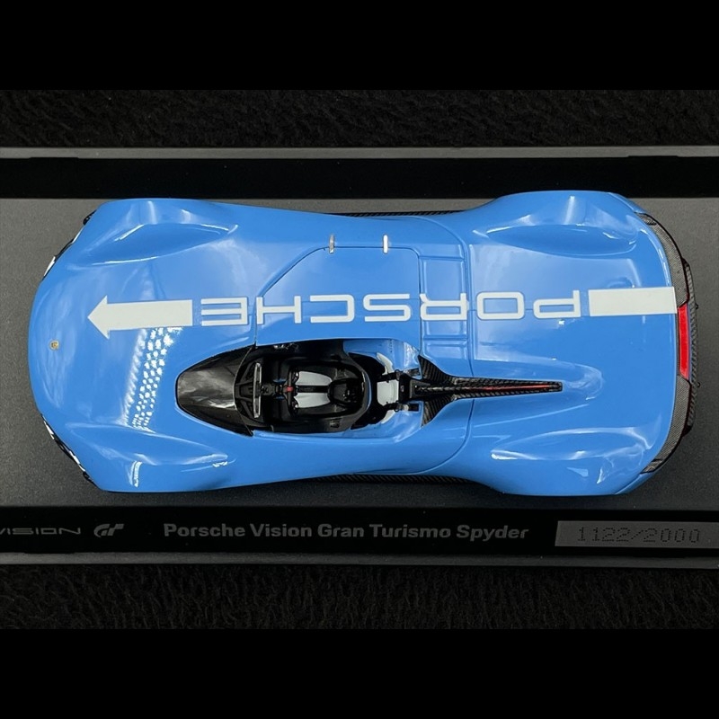 Porsche Vision Gran Turismo Spyder 2022 Bleu Clair 1/43 Spark ...