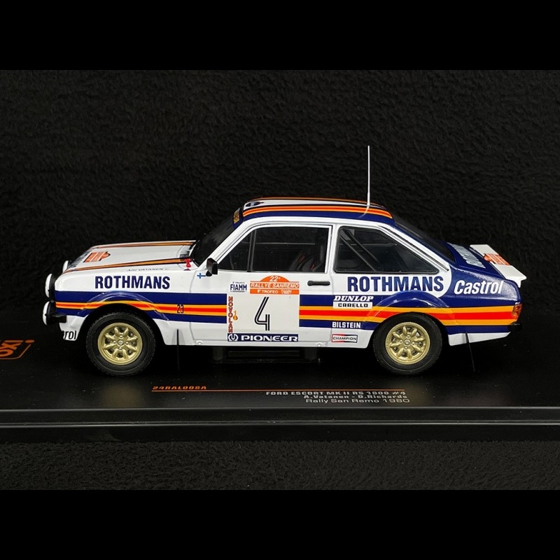 Ford Escort RS 1800 Mk II n° 4 2nd Rallye San Remo 1980 1/24 Ixo Models ...