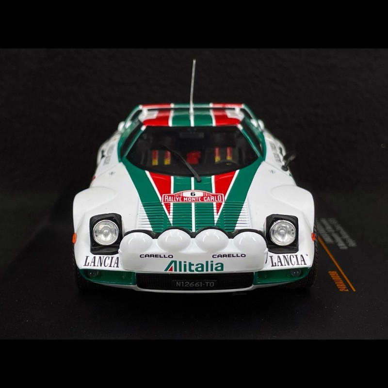 Lancia Stratos HF n° 6 2nd Rallye Monte Carlo 1976 1/24 Ixo Models RAL009B