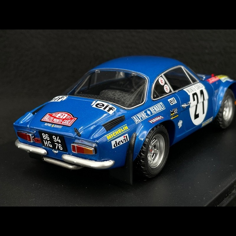 Alpine A110 n° 21 3. Rallye Monte Carlo 1973 1/24 Ixo Models RAL007B