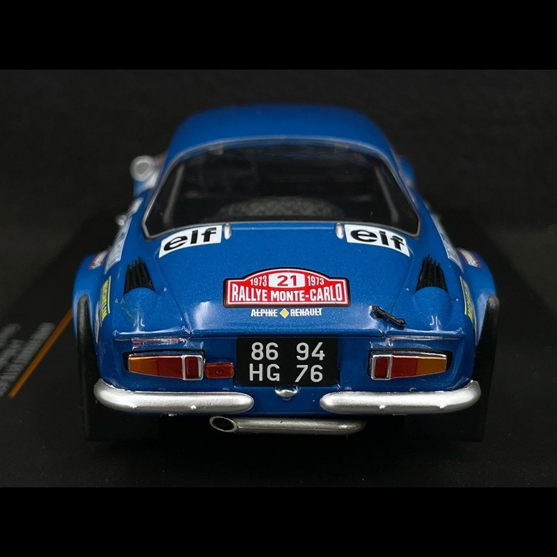 Alpine A110 n° 21 3ème Rallye Monte Carlo 1973 1/24 Ixo Models RAL007B