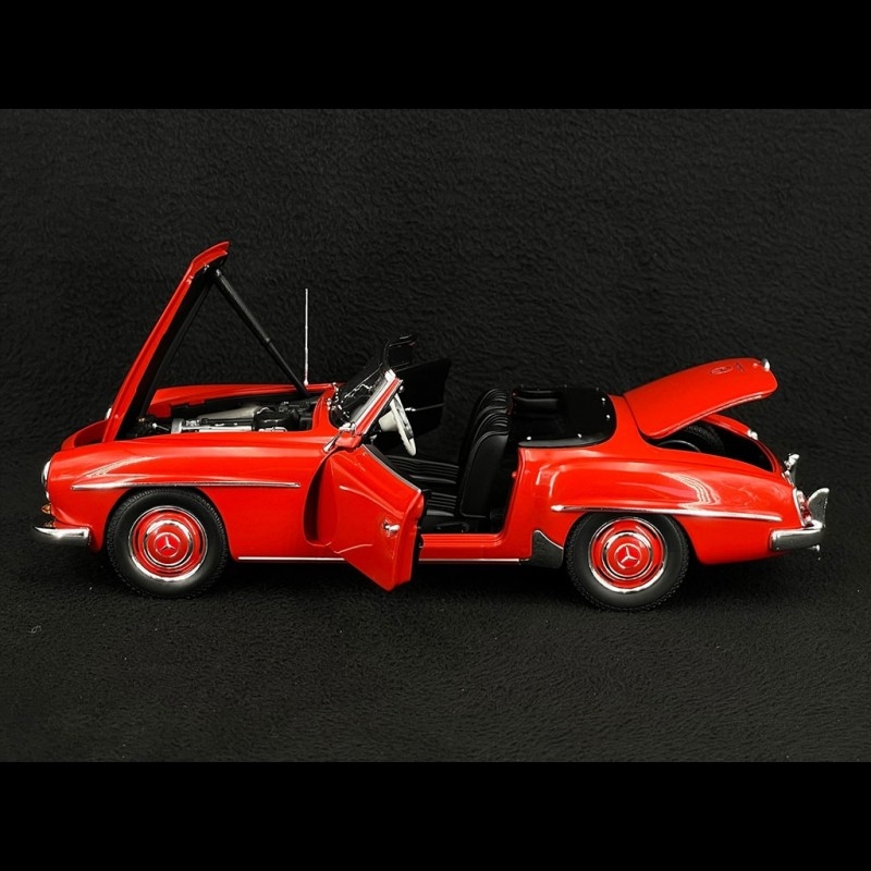 Mercedes-Benz 190 SL 1955 Rouge Vif 1/18 Minichamps 100037032