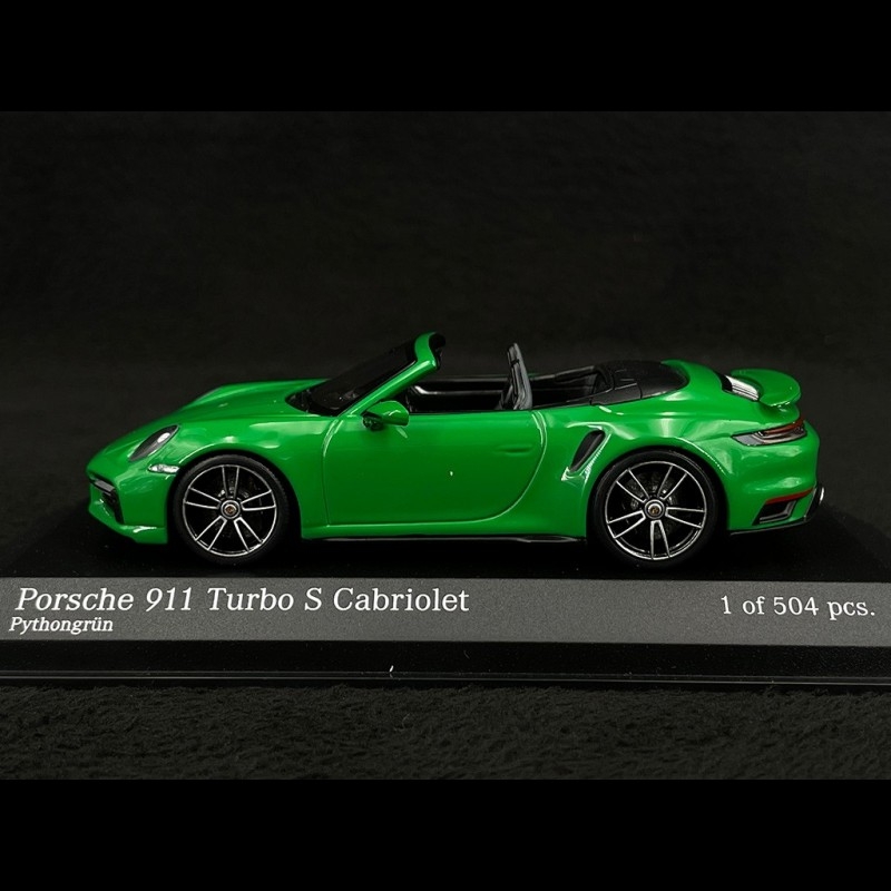 Porsche 911 Turbo S Cabriolet Type 992 2020 Python Green 1/43 ...