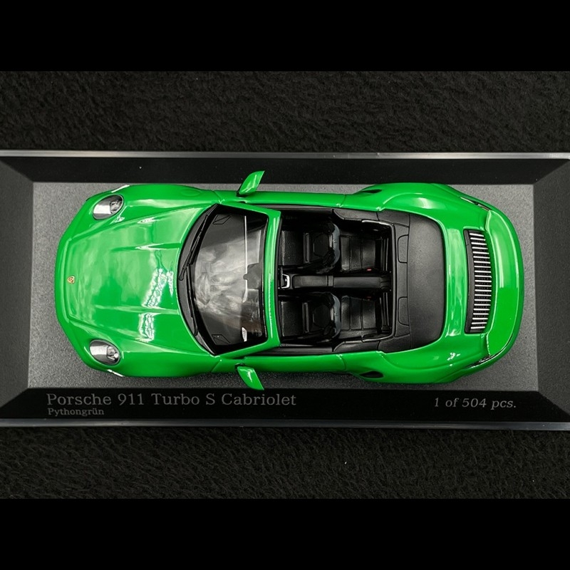 Porsche 911 Turbo S Cabriolet Type 992 2020 Python Green 1/43 ...
