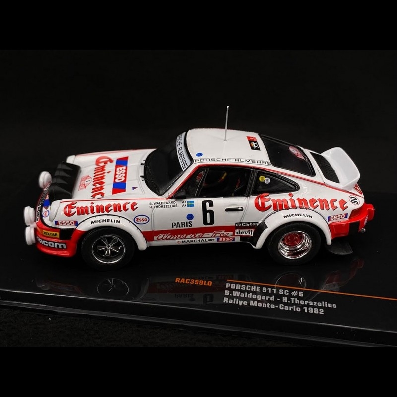 Porsche 911 SC n° 6 Rallye Monte Carlo 1982 1/43 Ixo Models RAC399