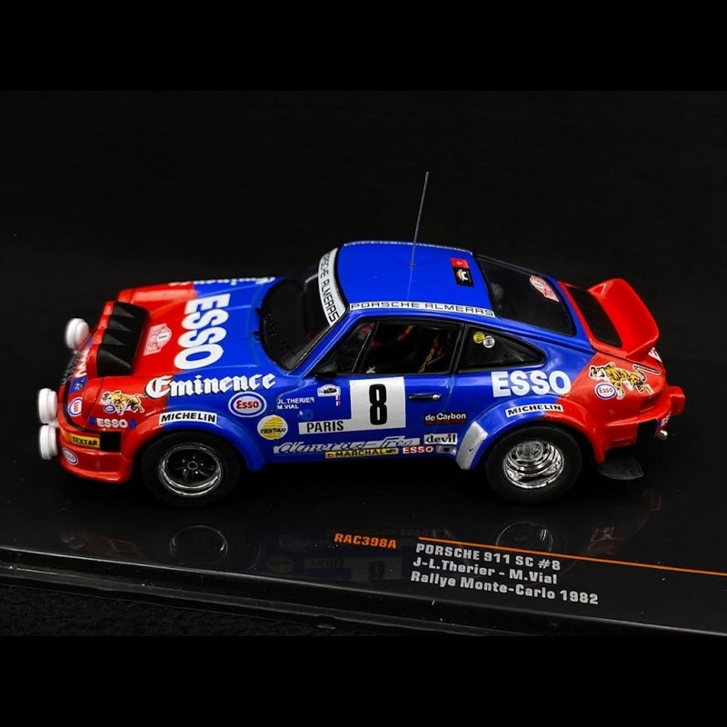 Porsche 911 SC n° 8 3ème Rallye Monte Carlo 1982 1/43 Ixo Models RAC398A