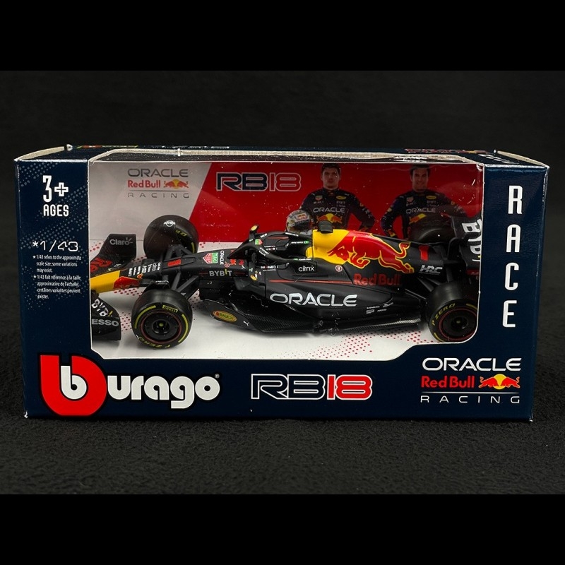 Max Verstappen Red Bull Racing RB18 n°33 World Championship winner 2022 1/43 Bburago 38061V