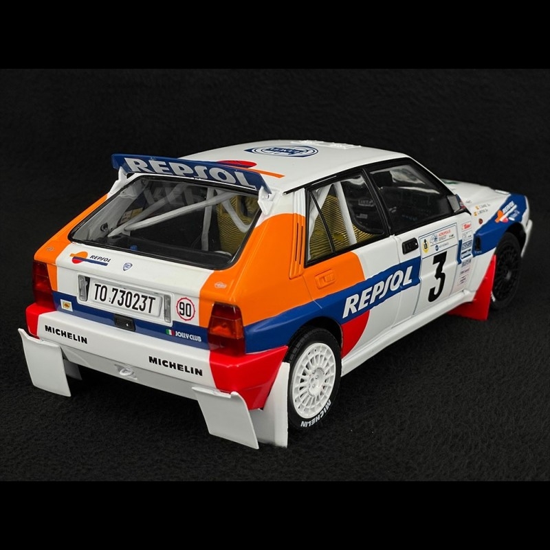 Lancia Delta HF Integrale n° 3 2nd Acropolis Rally 1993 1/18 Solido S1807802