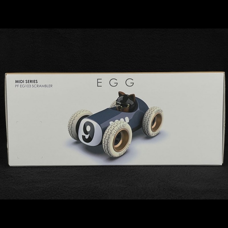 Miniature Vintage Scrambler Gris Playforever PLEG03