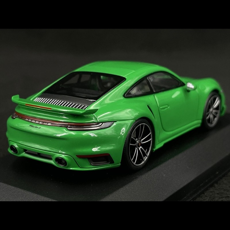 Porsche 911 Turbo S Coupe Sport Design Type 992 2021 Python Green 1/43 ...