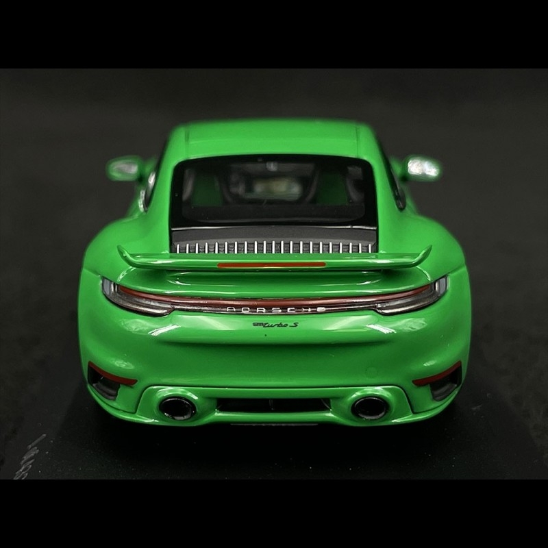 Porsche 911 Turbo S Coupe Sport Design Type 992 2021 Pythongrün 1/43 ...