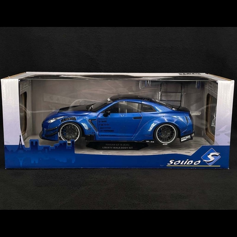 Nissan GT-R R35 LB Works 2020 Blue 1/18 Solido S1805801