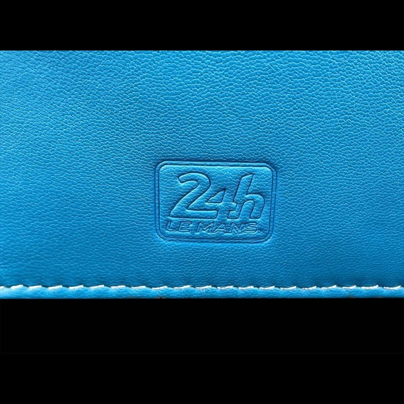 Wallet 24h Le Mans Gitane Blue Leather Walcker 26777-3183
