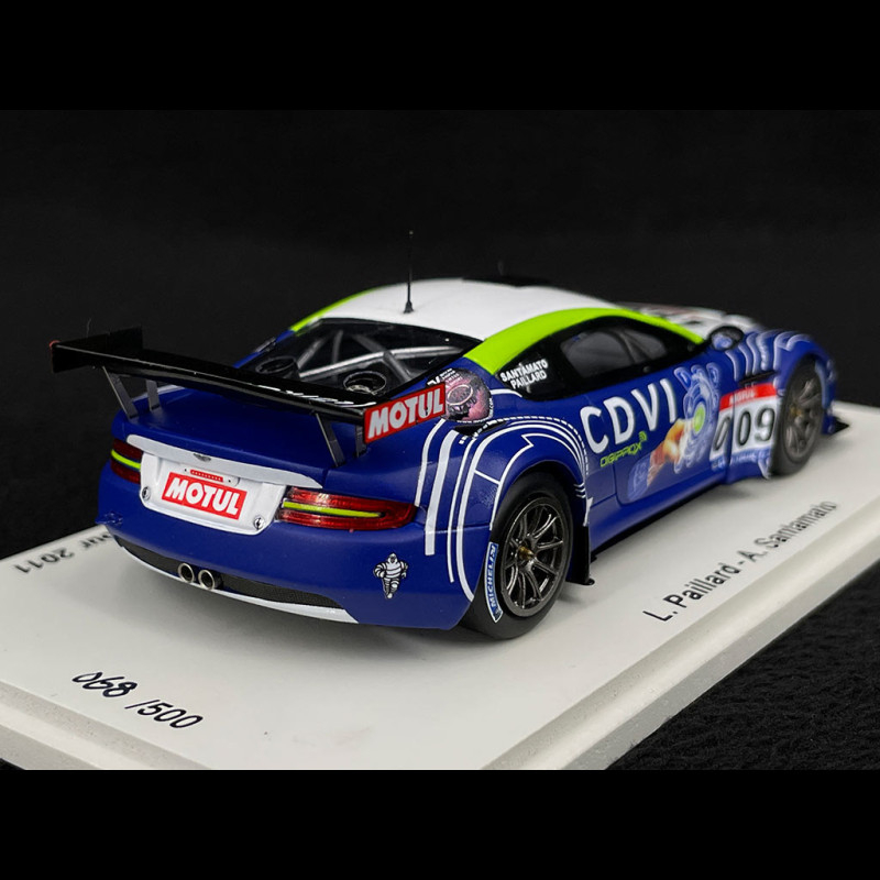 Aston Martin DBR9 n° 009 GT Tour 2011 1/43 Spark SF027