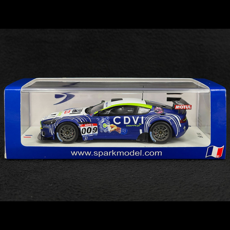 Aston Martin DBR9 n° 009 GT Tour 2011 1/43 Spark SF027