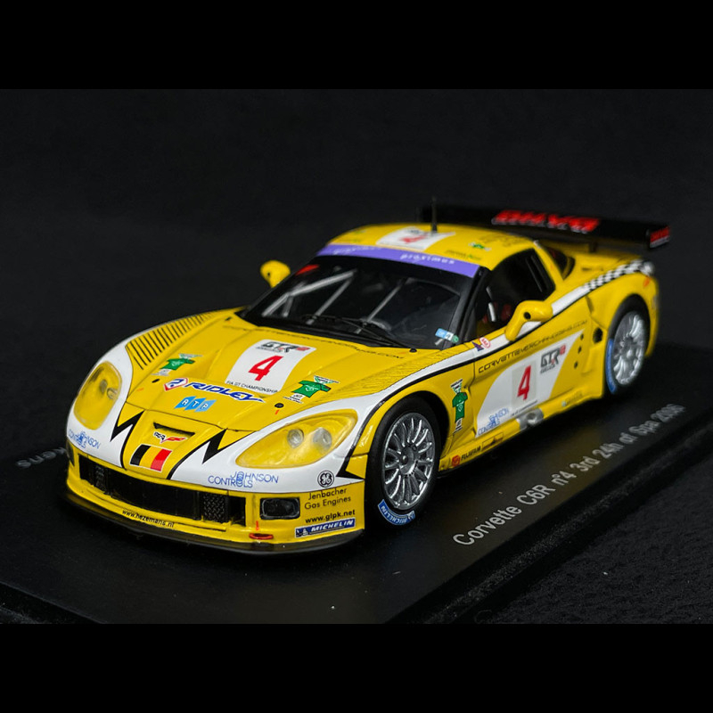 Chevrolet Corvette C6R n° 4 3. 24h Spa 2006 1/43 Spark S0176