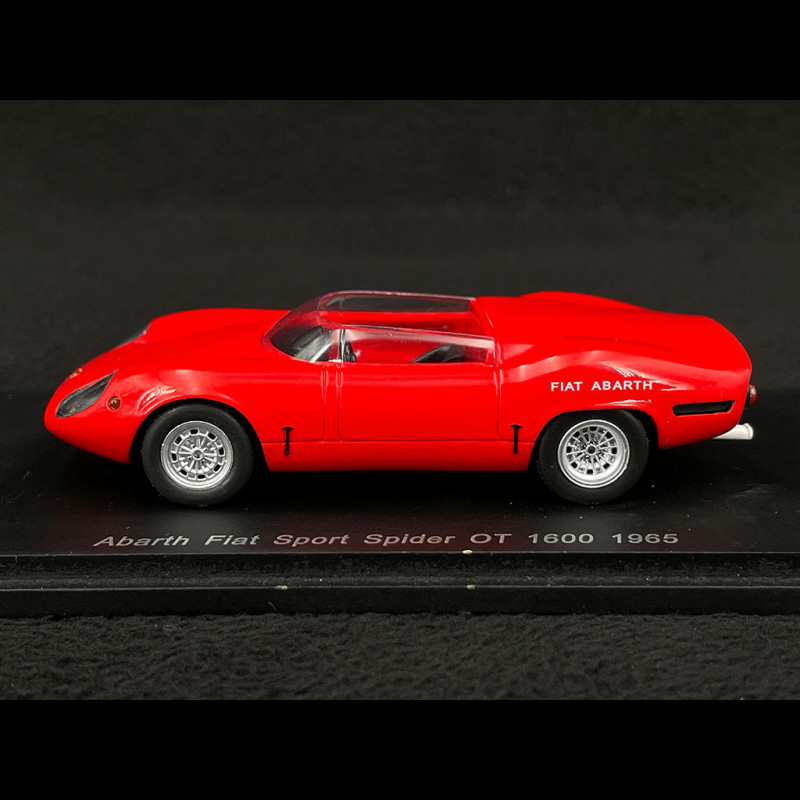 Fiat OT 1600 Abarth Sport Spider 1965 Red 1/43 Spark S1319