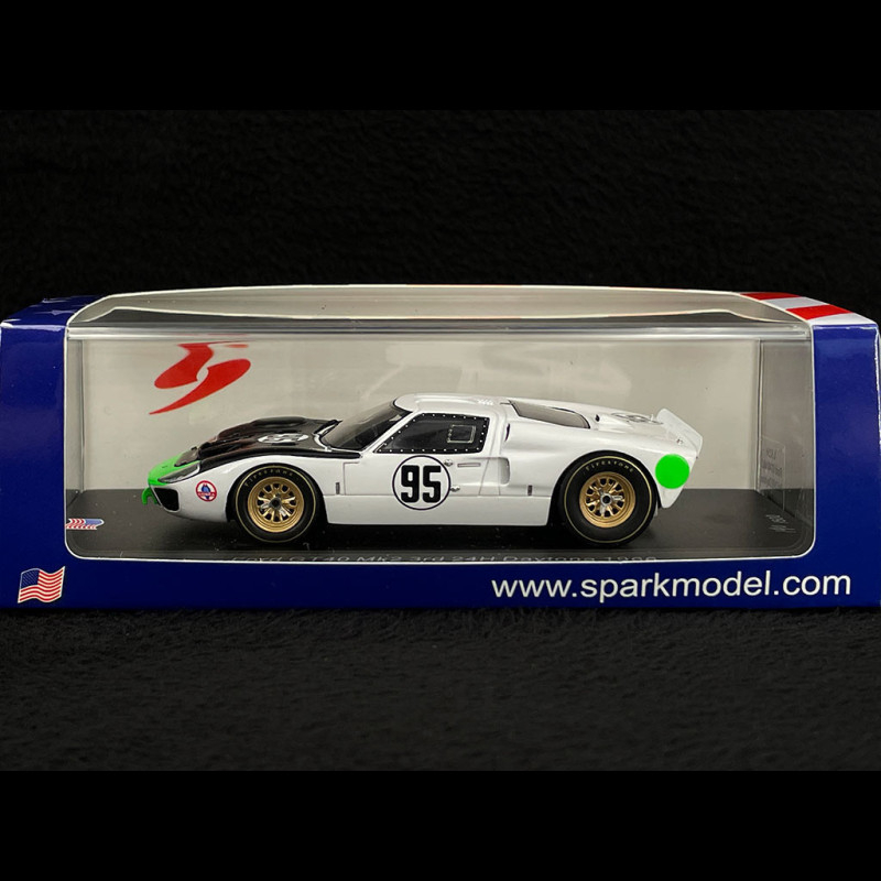 Ford GT40 Mk II n° 95 3ème 24h Daytona 1966 1/43 Spark US256