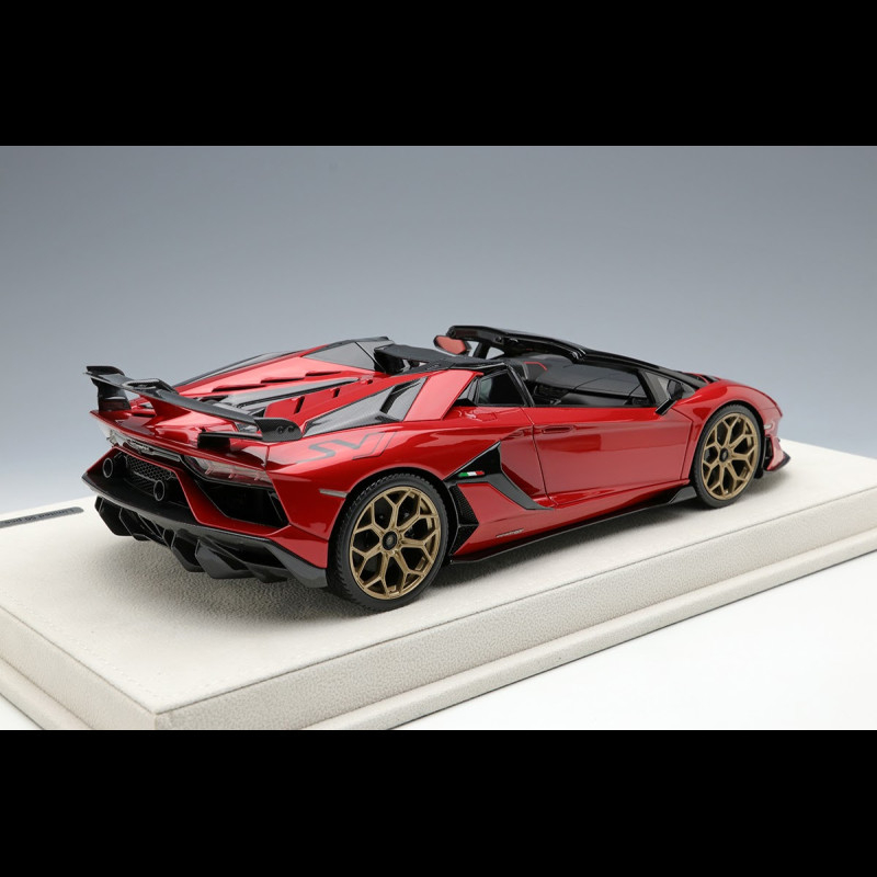 Lamborghini Aventador SVJ Roadster 2019 Bia Red 1/18 MakeUp EML029B
