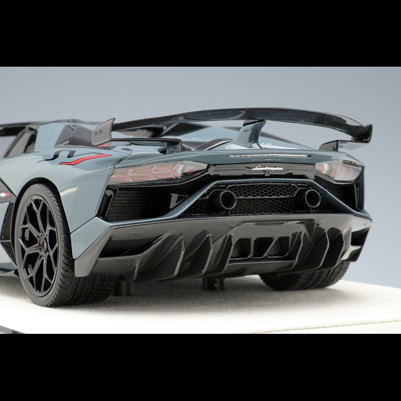 Lamborghini Aventador SVJ Roadster 2019 Telesto Grey 1/18 MakeUp EML029E
