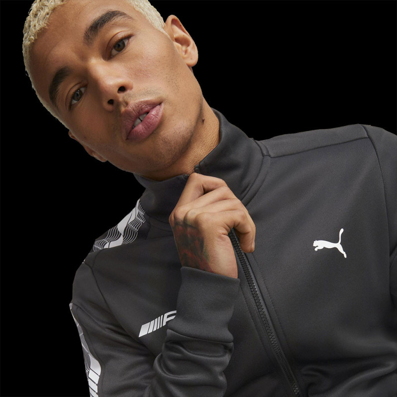 Mercedes AMG Jacket Puma F1 Team Softshell Black 538710-01 - men