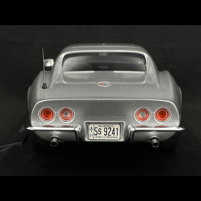 Chevrolet Corvette Coupe 1969 Gris Argent 1/18 Norev 189032