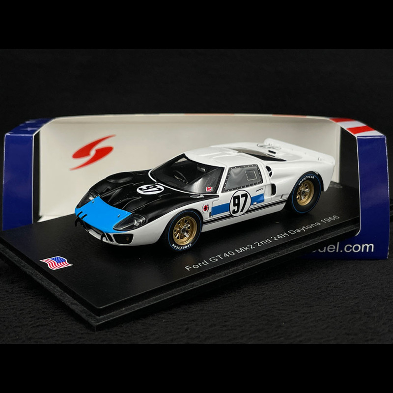 Ford GT40 Mk II n° 97 2. 24h Daytona 1966 1/43 Spark US258