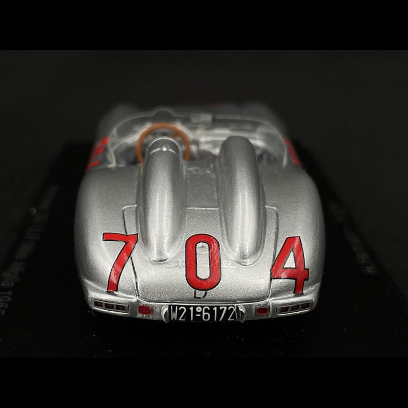 Mercedes-Benz 300 SLR n° 704 Mille Miglia 1955 1/43 Spark S5892