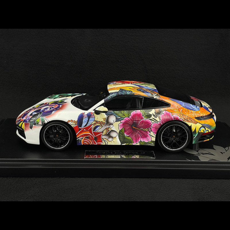 Porsche 911 Carrera 4S Coupé Flower Design Type 992 2019 Multicolour 1/ ...