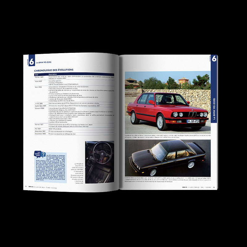 Livre Le Guide de toutes les BMW M Tome 1 de 1972 à 1992