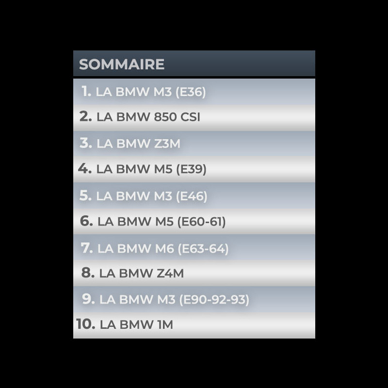 Book Le Guide de toutes les BMW M Tome 2 de 1992 à 2012