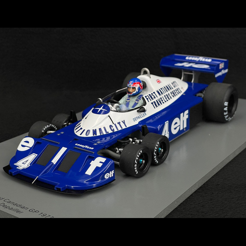 Patrick Depailler Tyrrell P34 n° 4 2ème GP Canada 1977 F1 1/18 Spark 18S574