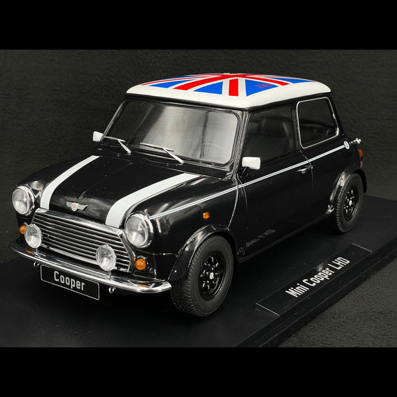 Mini Cooper LHD 1992 Black / White / Union Jack 1/12 KK Scale KKDC120052L