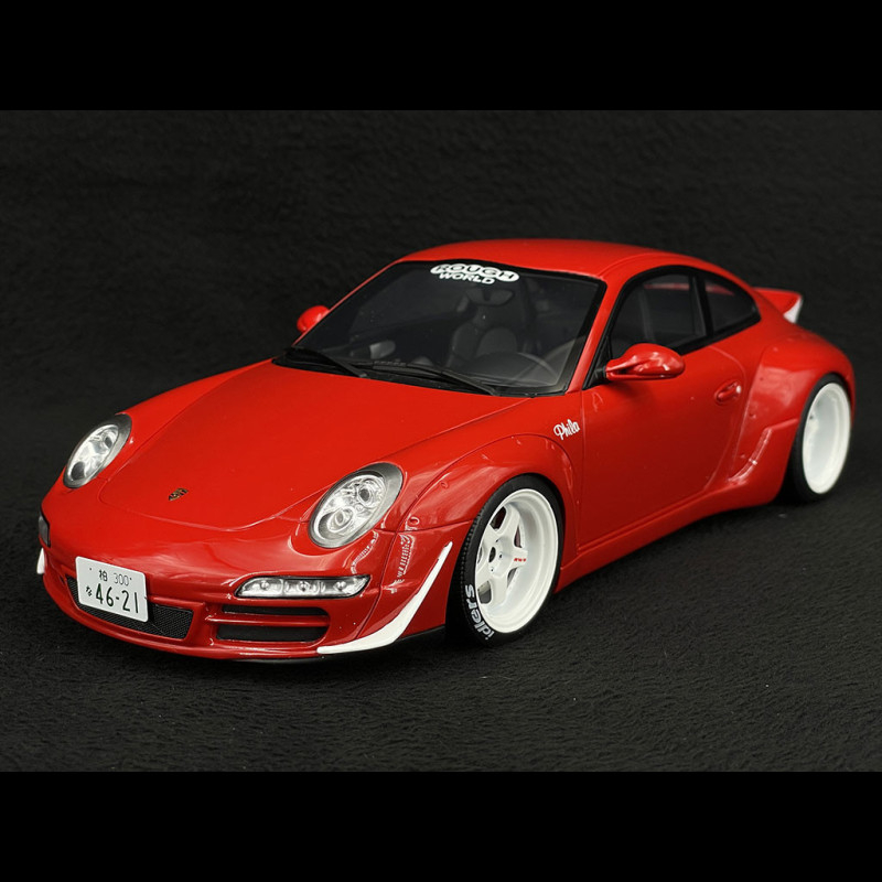 Porsche 911 Type 997 RWB 2021 Aka Phila Rot 1/18 GT Spirit GT874
