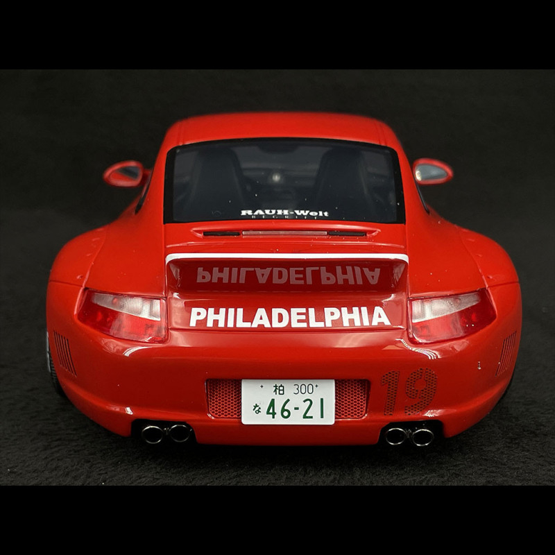 Porsche 911 Type 997 RWB 2021 Aka Phila Red 1/18 GT Spirit GT874