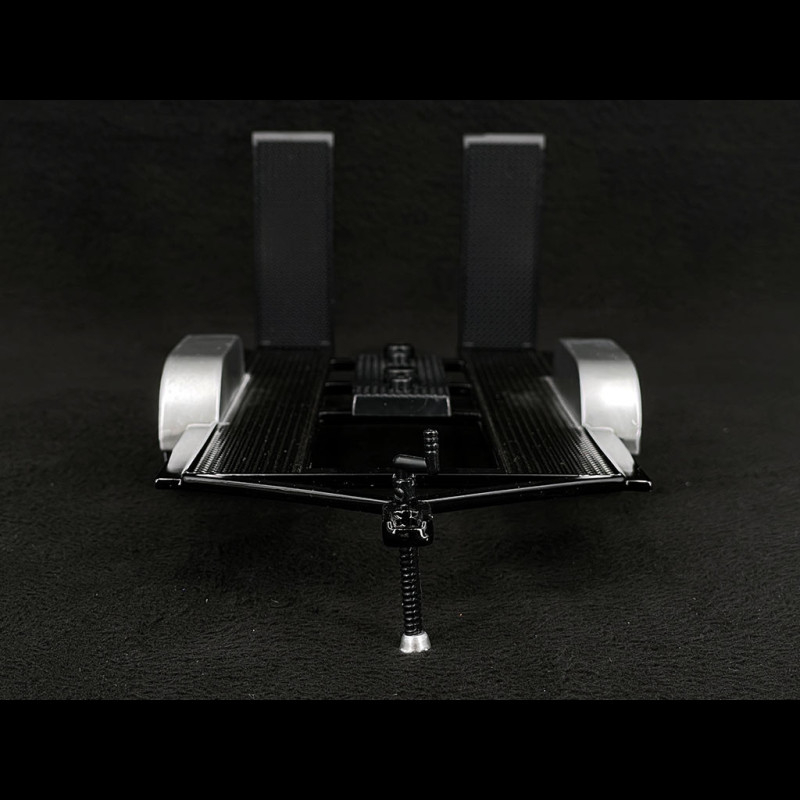 Remorque double essieu pour attelage Porsche 1/24 Motor Max 76001