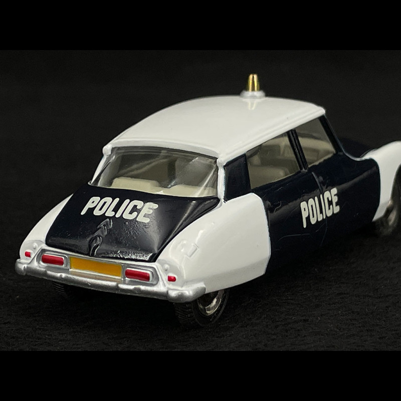 Citroën DS 19 Police 1959 White / Black 1/43 Norev Dinky Toys NT501