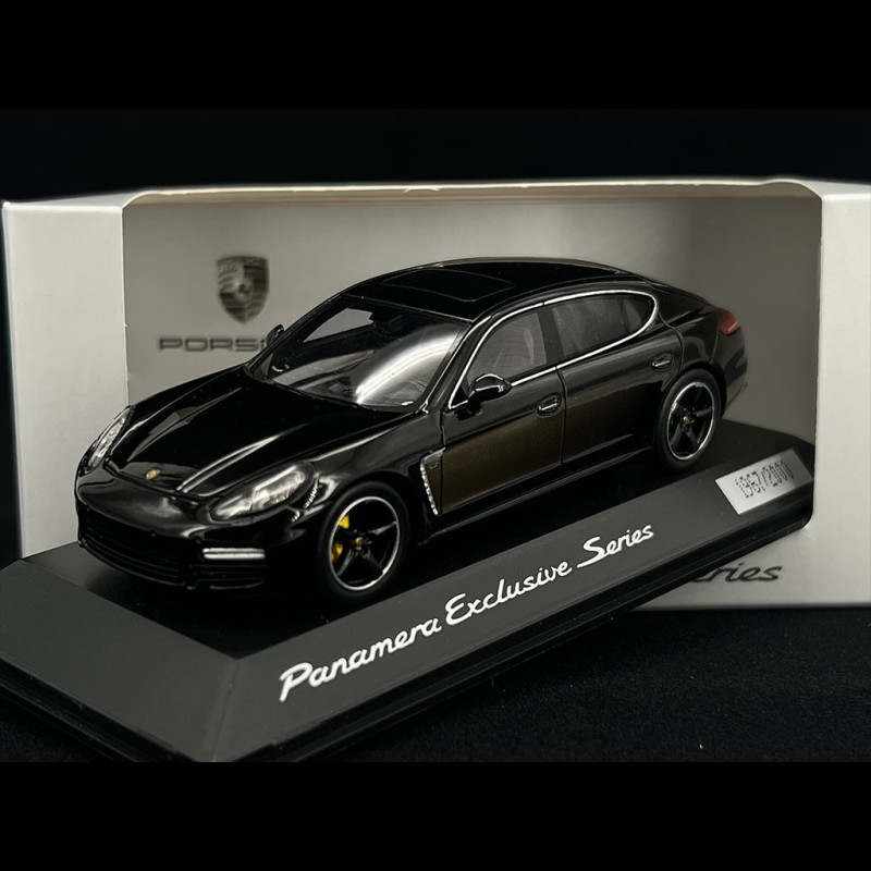 Porsche Panamera Exclusive noire / marron 1/43 Spark WAP0207010F