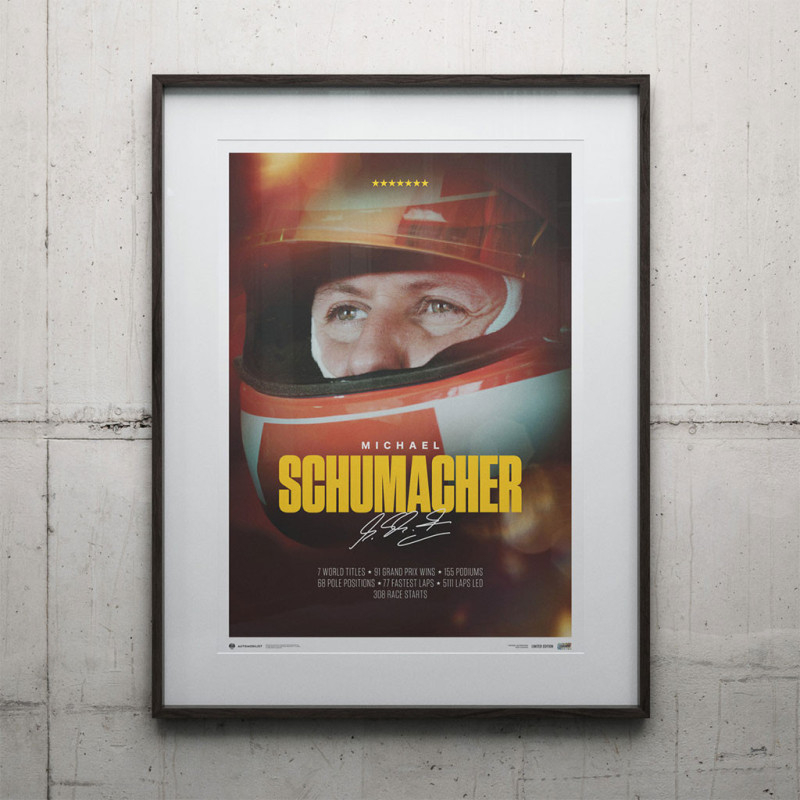 Michael Schumacher Poster - Keep Fighting 2023 Classic edition