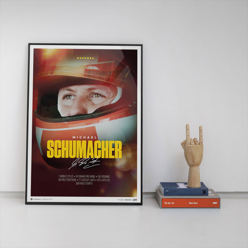 Poster Michael Schumacher - Keep Fighting 2023 Classic edition