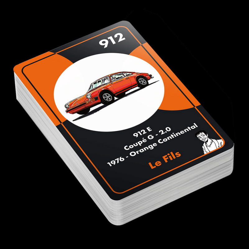 Porsche Classic cards game 7 families Alice Courtois Héritage d'une Passion