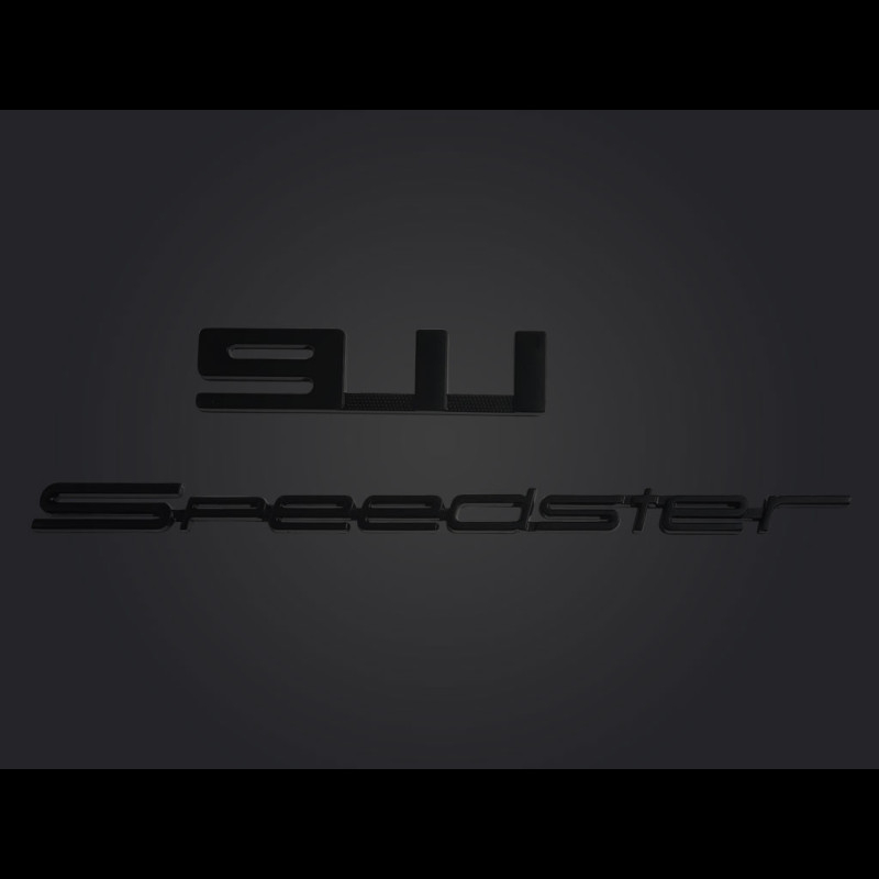 Porsche Magnet 911 Speedster Logo Set of 2 Metal Black WAP0502090P911